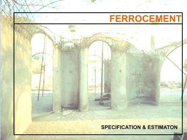 Ferrocement | PPTX | Geology | Science