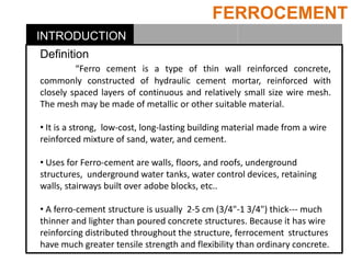 Ferrocement | PPTX