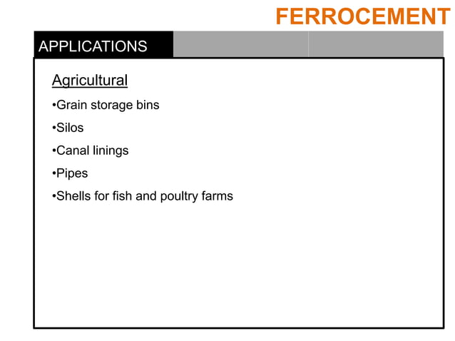 Ferrocement | PPTX | Geology | Science