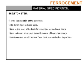 Ferrocement | PPTX