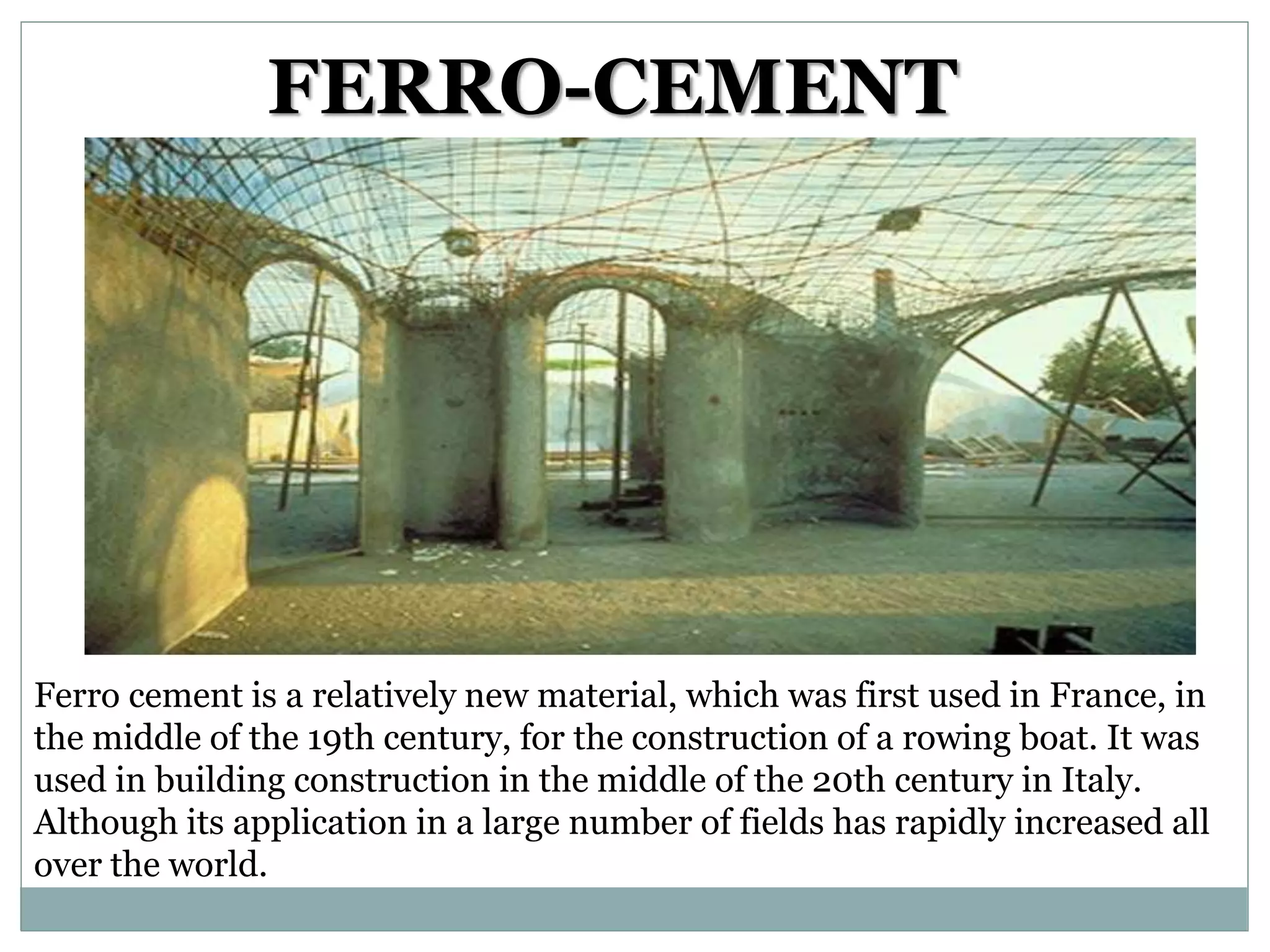 Ferrocement | PPTX