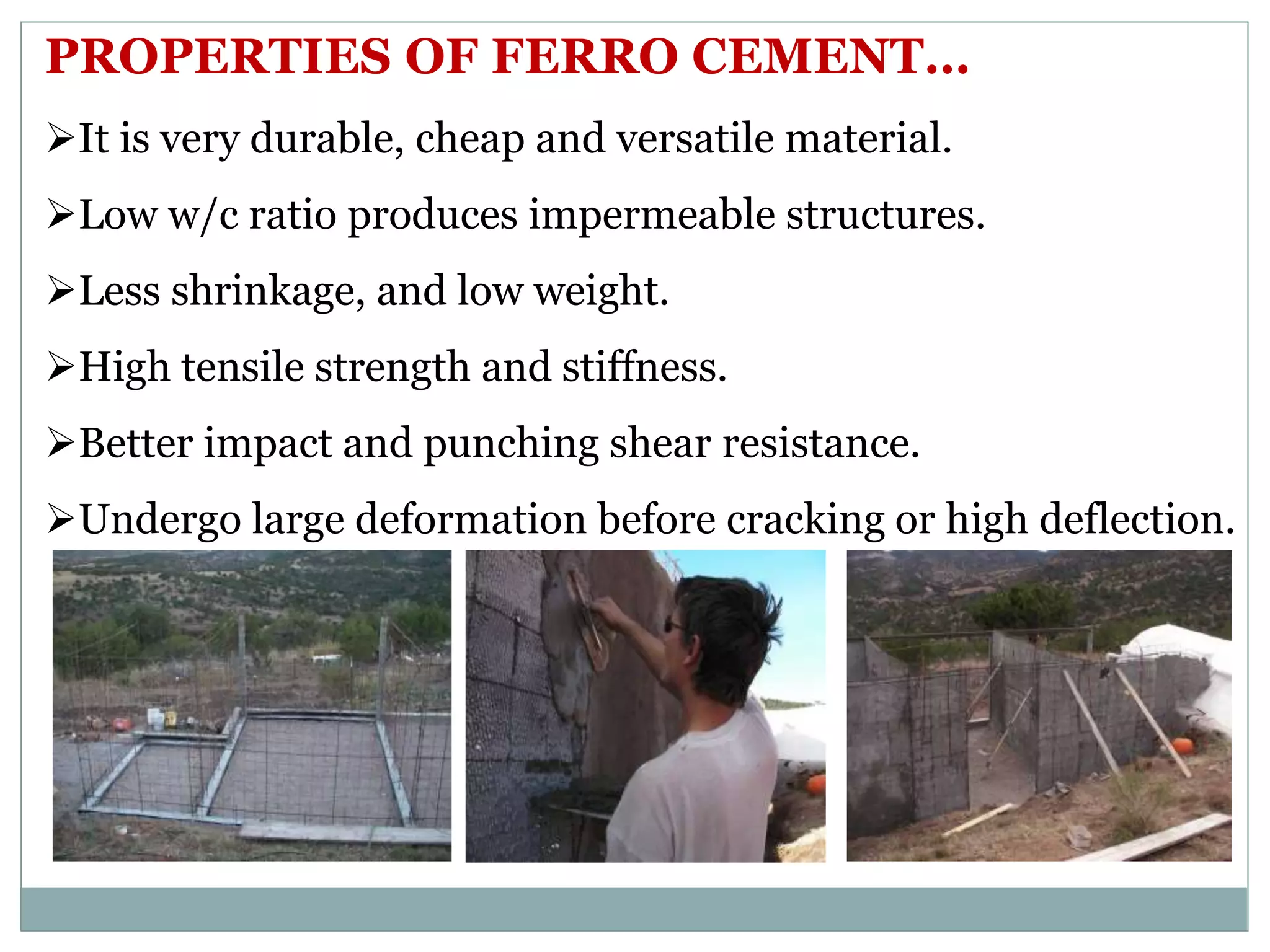 Ferrocement | PPTX