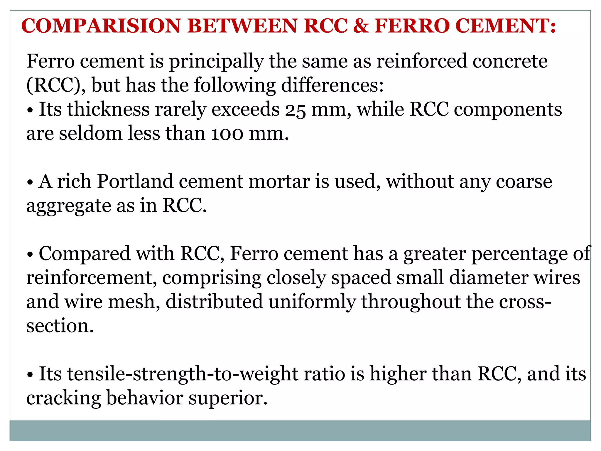 Ferrocement | PPTX
