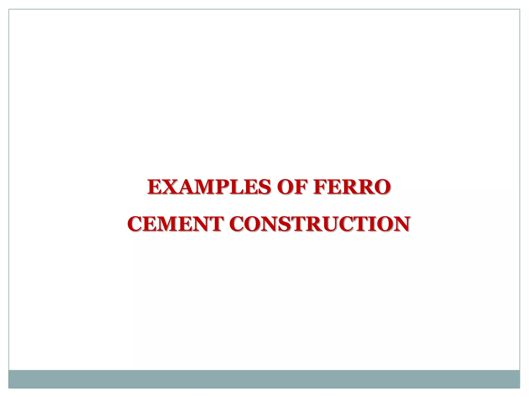 Ferrocement | PPTX