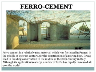 Ferrocement | PPTX