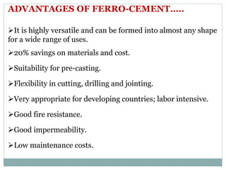 Ferrocement | PPTX
