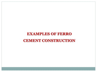Ferrocement | PPTX