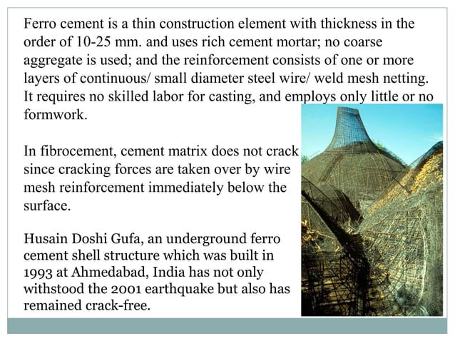 Ferrocement | PPTX