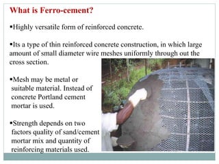 Ferrocement | PPTX