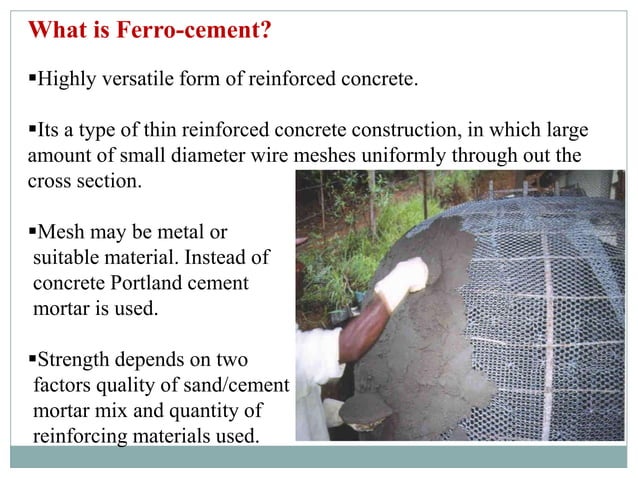 Ferrocement | PPTX