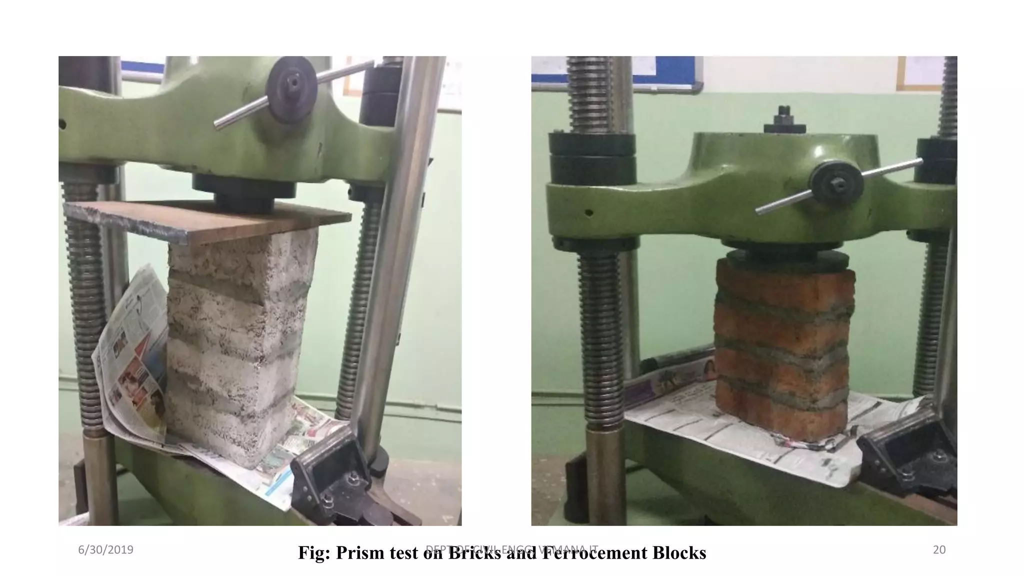 Ferrocement block as a masonry unit project ppt | PPTX | Civil ...