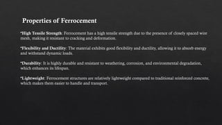 Ferrocement Concrete - An Innovative Construction Material | PPT