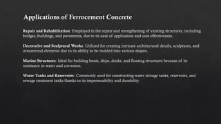 Ferrocement Concrete - An Innovative Construction Material | PPTX