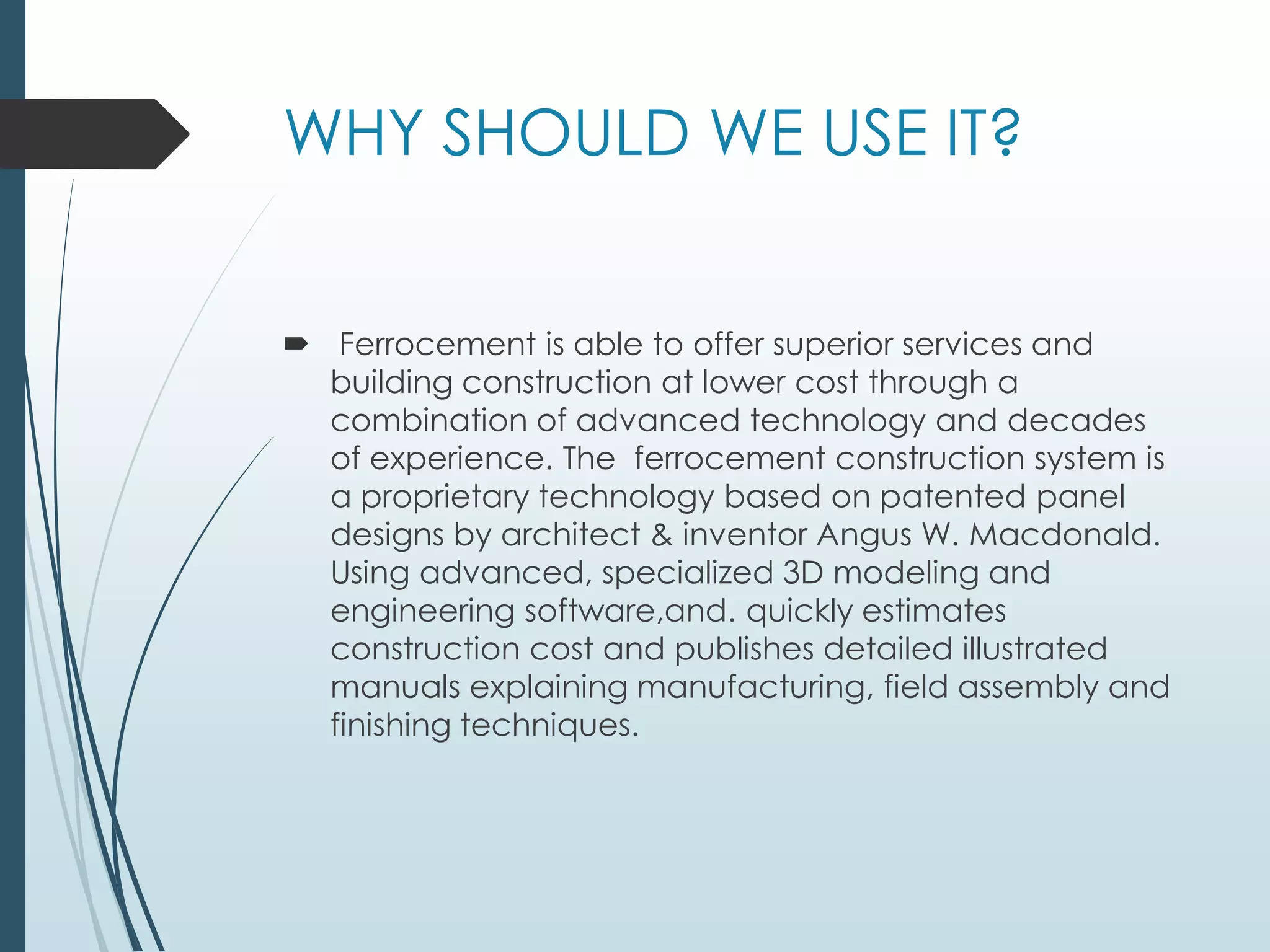 Ferrocement roof | PPTX