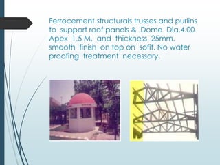 Ferrocement roof | PPTX