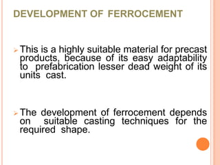 Ferrocement | PPTX