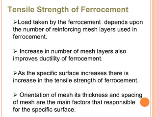 Ferrocement | PPTX