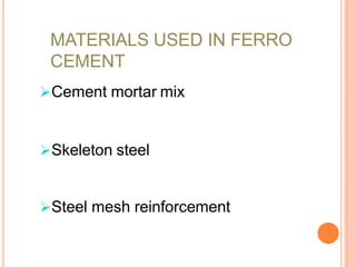 Ferrocement | PPTX