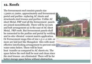 FERROCRETE - MATERIAL AND CONSTRUCTION METHODS | PPTX