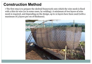 FERROCRETE - MATERIAL AND CONSTRUCTION METHODS | PPTX