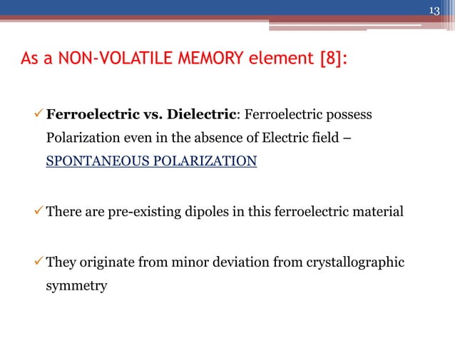 Ferroelectric FET's based Non-Volatile Logic-in-memory Circuits | PPTX