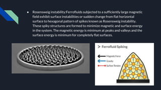 Ferrofluids and their applications | PPTX