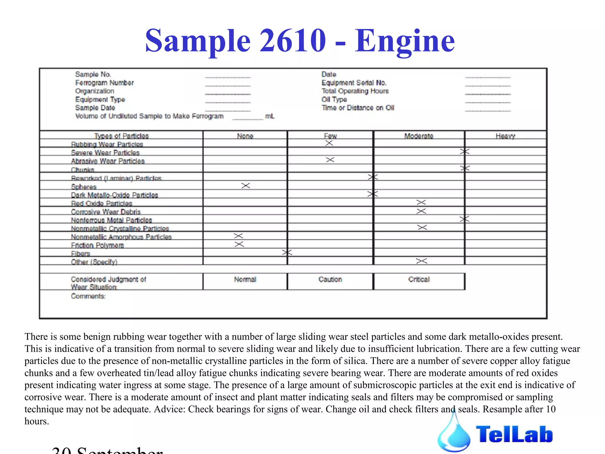 Ferrography presentation - case study | PPT