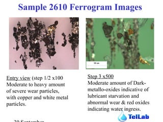 Ferrography presentation - case study | PPT