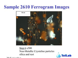 Ferrography presentation - case study | PPT