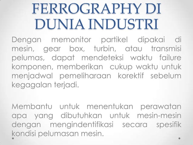 Ferrography test (new) | PPSX