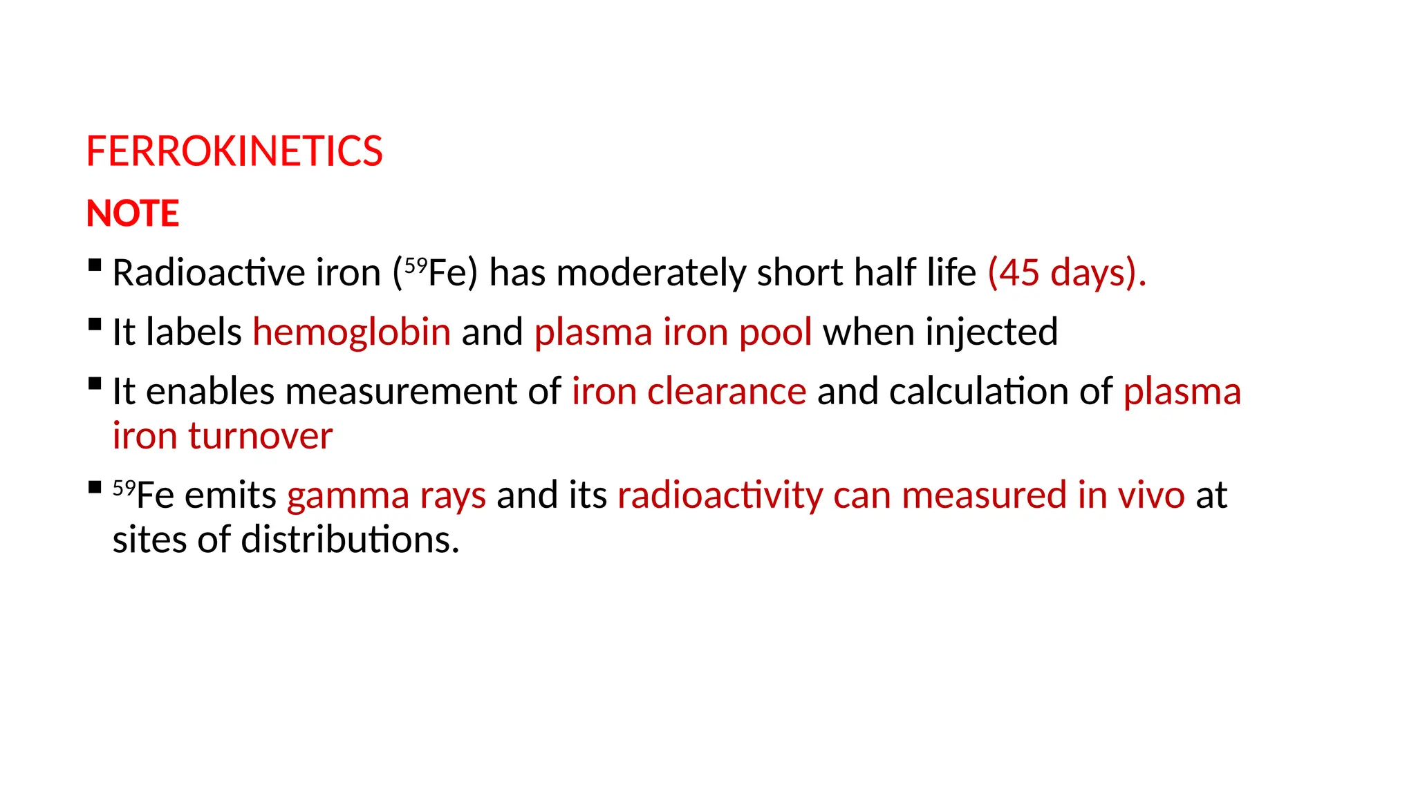 FERROKINETICS AND MEASUREMENT IN BLOOD .pptx