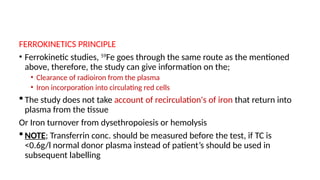 FERROKINETICS AND MEASUREMENT IN BLOOD .pptx