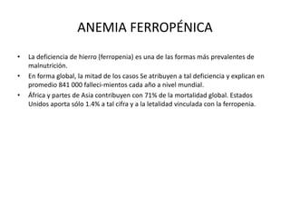 Ferropenia | PPTX