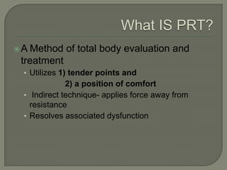 Positional Release Therapy | PPTX
