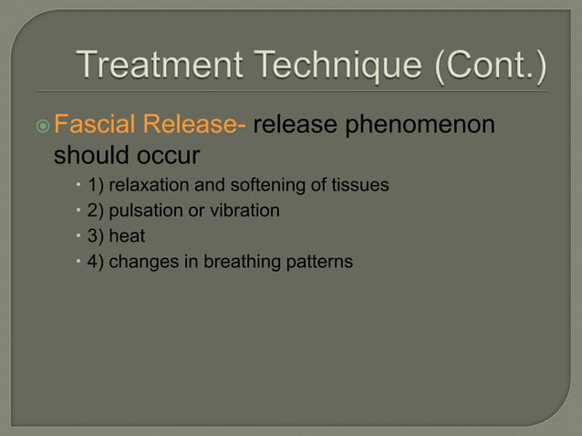 Positional Release Therapy | PPTX | Death, Injury, or Military Conflict ...