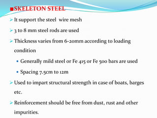 Ferrocement ppt | PPTX