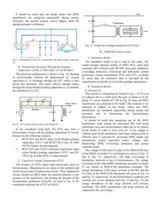 Ferroresonance Conditions in Wind Parks | PDF