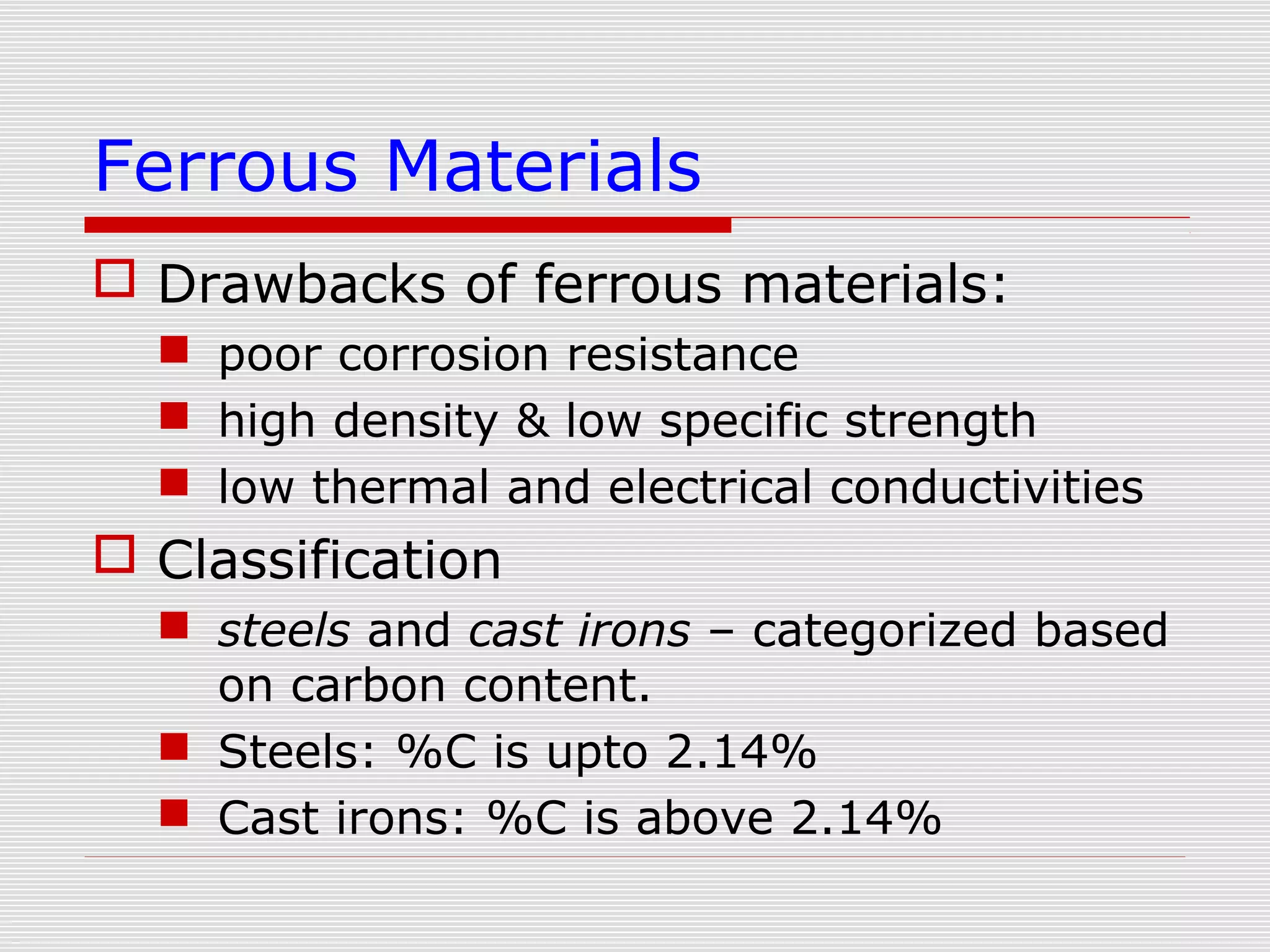 Ferrous alloys | PPT