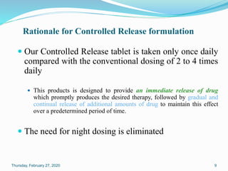 Ferrous with combination - controlled Release Formulations | PPT