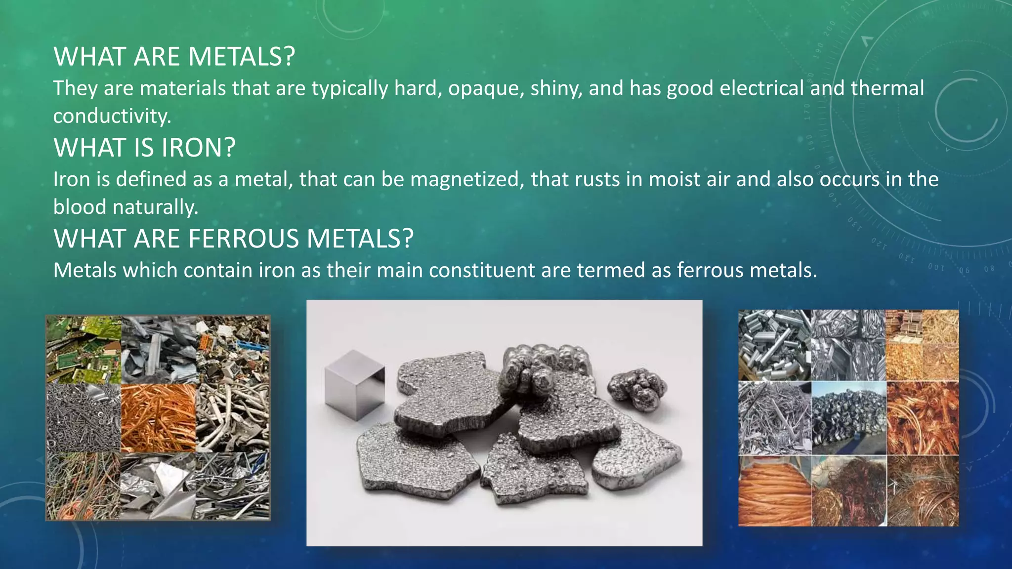 Ferrous metals | PPTX