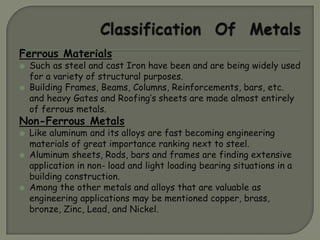 Ferrous metals | PPTX