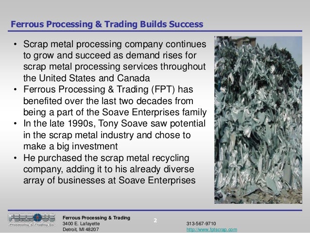 Ferrous Processing & Trading Builds Success with Advanced Equipment an