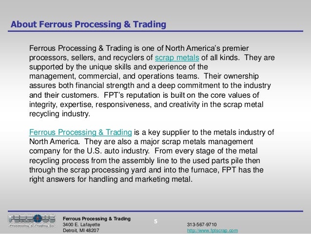 Ferrous Processing & Trading Builds Success with Advanced Equipment an