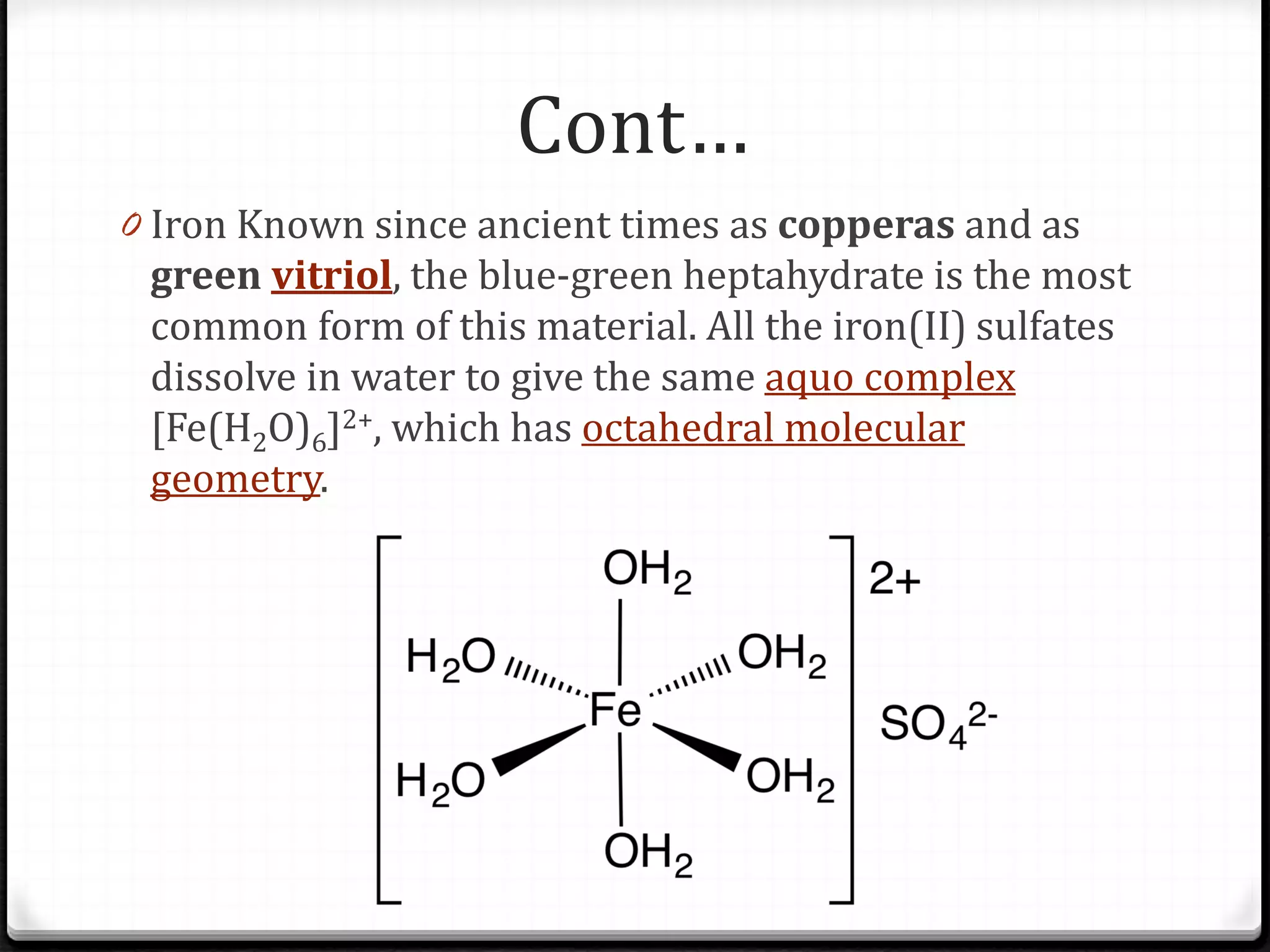 Ferrous sulphate | PDF