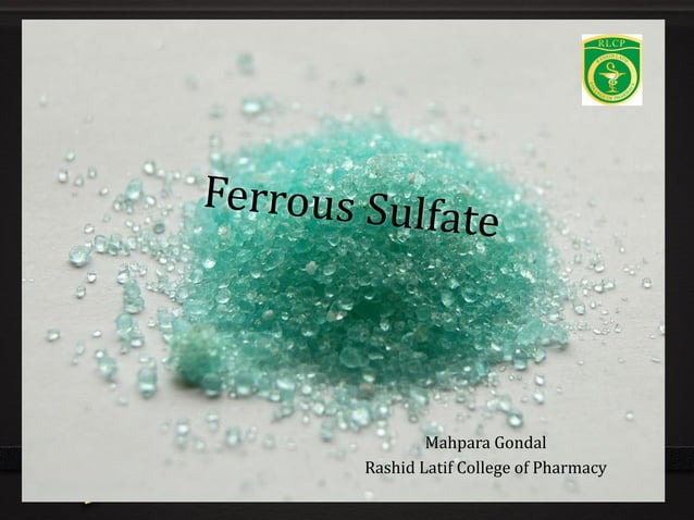 Ferrous sulphate | PDF | Chemistry | Science