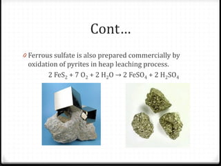 Ferrous sulphate | PDF
