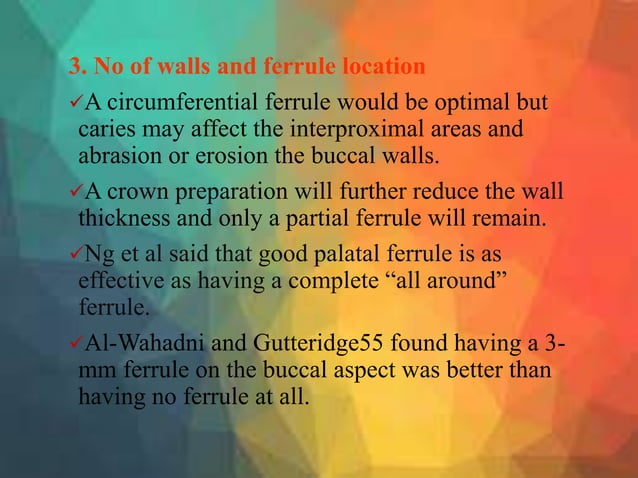 Ferrule 3 | PPT