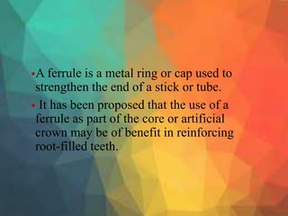 Ferrule 3 | PPT