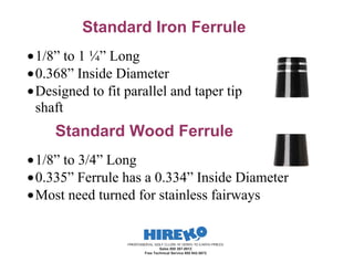 Basics of Golf Club Ferrule Installation | PDF | Golf | Sports