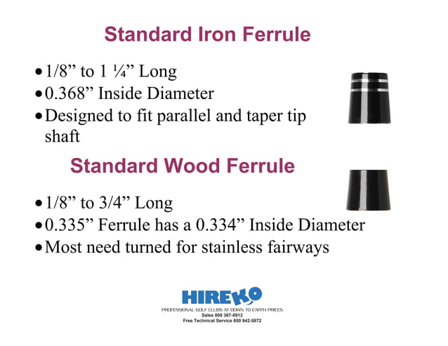 Basics of Golf Club Ferrule Installation | PDF | Golf | Sports